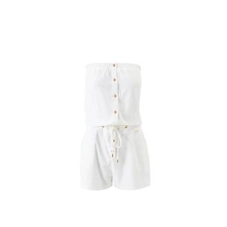 Melissa Odabash Venus Terry Playsuit - - Jumpsuits & Playsuits - Damen - Wei&szlig; - XS