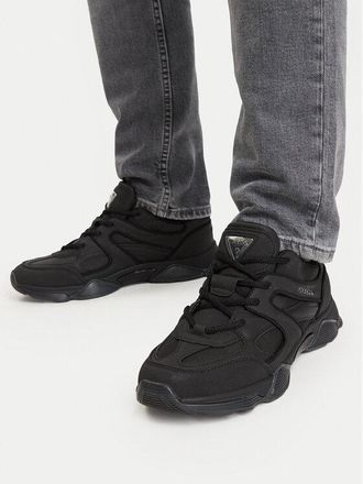 Guess Sneakers FMFCAR ELL12 Schwarz