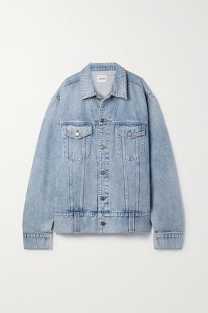 Khaite Grizzo Oversized-jeansjacke - Blau