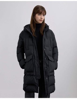 Scalpers Palo - Puffermantel in Schwarz
