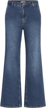 Part Two Femme, Jeans, Bleu, Taille: W33 Flared Jeans