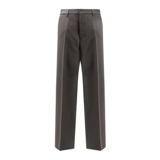 Ami Graue Wollweite Hosen - - Trousers - Herren - Grau - S