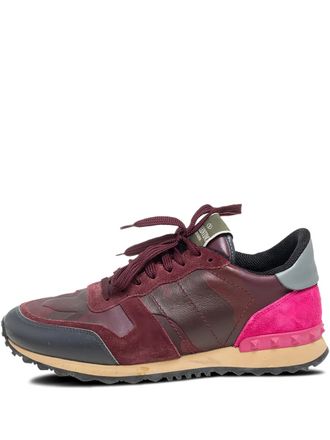 Valentino Garavani baskets Rockrunner - Rouge