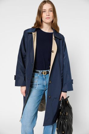 Gerard Darel Trench droit r&eacute;versible - ZITA - Encre