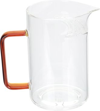 Hemoton Teeglas mit Henkel Vielseitiger Glaskrug f&uuml;r Getr&auml;nke Teespender f&uuml;r Zuhause Langlebiger und Sicherer Milchbecher aus Glas Praktisches Teegeschirr