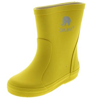 CeLaVi Jungen Unisex Kinder Basic Wellies-solid Regenboot, Yellow, 28 EU