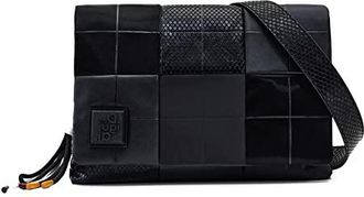 Desigual BAG_DAMAS_DORTMUND FLAP 2000 BLACK Femmes, Noir, Taille unique
