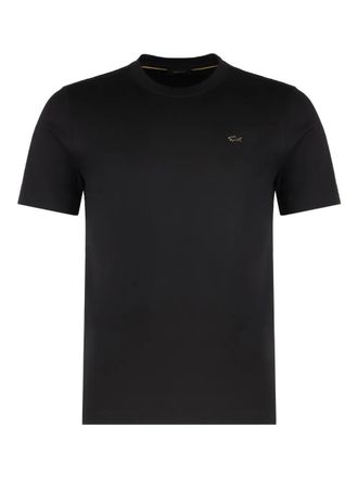Paul & Shark t-shirt &agrave; d&eacute;tail logo - Noir
