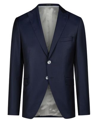 Wilvorst Festliches Einreiher-Sakko aus Schurwolle mit Spitzfasson in