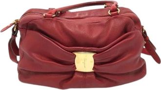 Ferragamo Pre-owned dh-21c335 Sac &agrave; main - Femme - Pre-owned - Rouge - Taille: ONE Size