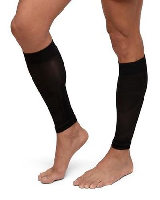 Danish Endurance Manchons de Compression pour Mollets, 21-26 mmHG, Hommes et Femmes, Unisexe, Lot de 1 ou 3, Noir, XXL