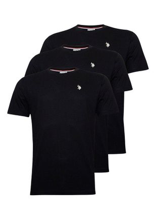 U.S.Polo Association T-Shirt T-Shirt 3 Pack Kurzarmshirt (3-tlg., 3)