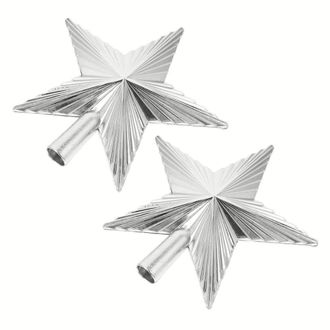 Milisten 2st&uuml;cke Stern Weihnachtsbaumspitze Aus Kunststoff Baumkronendekoration F&uuml;r Weihnachtsbaumdekoration Christbaumschmuck Stern Als Topperschmuck F&uuml;r Fest