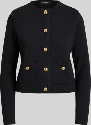 Lauren Ralph Lauren Regular Fit Kurzblazer mit goldenen Zierkn&ouml;pfen