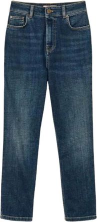 Twinset Femme, Jeans, Bleu, Taille: W30 Cropped Jeans