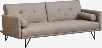 Sklum Canapé Inclinable 3 Places en Tissu Jehrd SKLUM