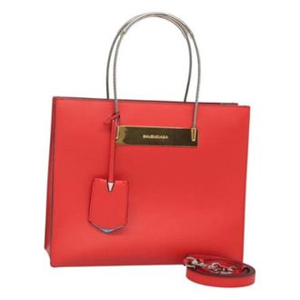 Balenciaga Pre-owned Cuir sacs-main - Femme - Pre-owned - Rouge - Taille: ONE Size