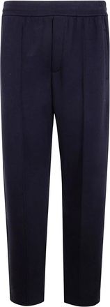 Emporio Armani Homme, Pantalons, Noir, Taille: S Pantalon en double jersey avec bande logo Micro Aigle