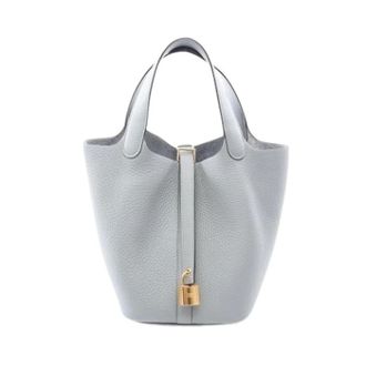 Herm&egrave;s Sac seau Pre-owned - Femme - Pre-owned - Gris - Taille: ONE Size