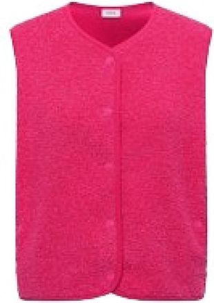Cecil Woll-Effekt-Weste - - Jackets - Damen - Rosa - 2XL