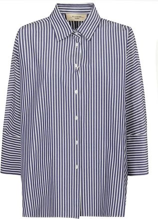 Max Mara Femme, Blouses et Chemises, Bleu, Taille: 36 FR Camicia