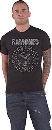 Ramones Mens Tee: Seal (T-Shirt Unisex TG. XL) Rock Merchandising Ufficiale