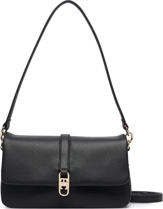 Tommy Hilfiger Handtasche Tommy Hilfiger Th Libre Conv Flap Crossover AW0AW19195 Schwarz