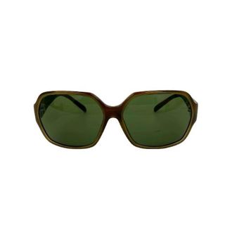 Prada Pre-owned Kunststoff-Sonnenbrille - - Pre-owned - Damen - Gr&uuml;n - ONE SIZE