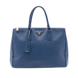 Prada Sac cabas en cuir Saffiano Pre-owned - Femme - Pre-owned - Bleu - Taille: ONE Size