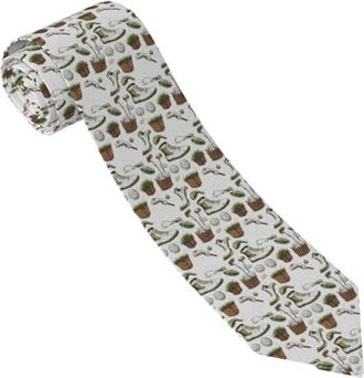 Generic Cravate Pour Hommes Impression De Balle De Golf Classique Men Tie &Eacute;troit Cravate DAffaires Pour L&Eacute;cole Travail Accessoires