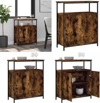 vidaXL Sideboard R&auml;uchereiche 70x30x80 cm Holzwerkstoff - Holz Sideboard - Wohnzimmerm&ouml;bel - Schreibtisch - Regal - Sideboard Braun - Home & Living