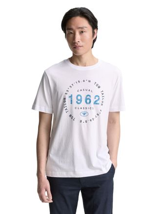 Tom Tailor Herren 1046793 T-Shirt, 20000 - White, XL EU