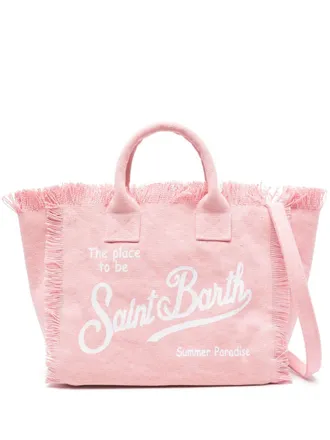 MC2 Saint Barth sac de plage Colette en toile - Rose