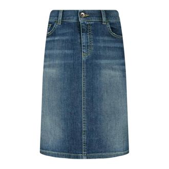 Emporio Armani Femme, Jupes, Bleu, Taille: 40 FR Gonna Jeans