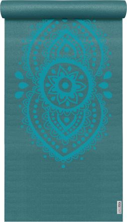 Yogistar Yogamatte Yogimat Basic - Art Collection - Ajna Chakra Petrol