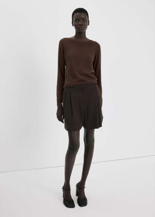 Mango Lang&auml;rmliger Strickpullover schokolade - Damen - XXS - MANGO