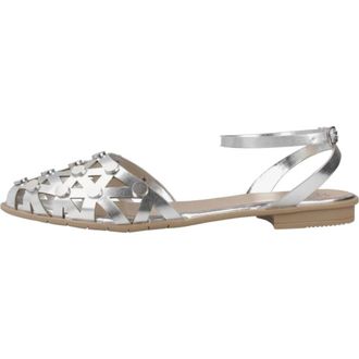 Porronet Femme, Chaussures, Gris, Taille: 37 EU Flat Sandales