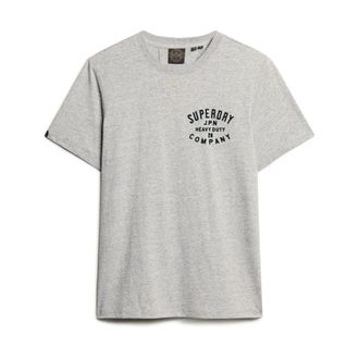 Superdry Machined Goods Workwear Baumwoll Tee Grau - - Tops - Herren - Grau - S