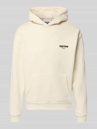 Review Relaxed Fit Hoodie aus Baumwoll-Mix mit Logo-Print