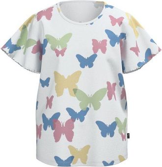 Trigema T-Shirt TRIGEMA T Shirt mit Allover-Druck Schmetterlinge (1-tlg)