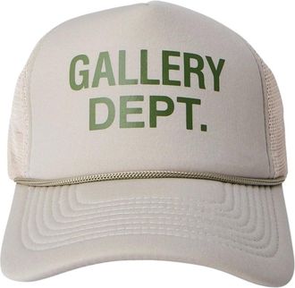 Gallery Dept. Homme, Accessoires, Beige, Taille: ONE Size Casquette Logo avec Dos en Maille