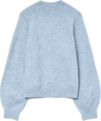 Vero Moda Vmleaf Ls High Neck Pullover Noos