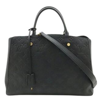 Louis Vuitton Sac Cabas Pre-owned en Toile - Femme - Pre-owned - Noir - Taille: ONE Size