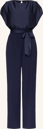 Swing Swing Jumpsuit Im Materialmix blau