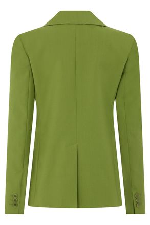 Max Mara Womens Single-Breasted Jacket Pistachio Virgin Wool Blazers