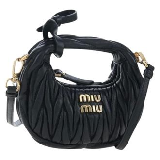 Miu Miu Mini sac &agrave; main Pre-owned - Femme - Pre-owned - Noir - Taille: ONE Size