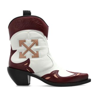 Off-white Santiag Stiefeletten mit Absatz - - Shoes - Damen - Wei&szlig; - 38 EU