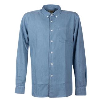 Woolrich Homme, Chemises, Bleu, Taille: XL Casual Chemises