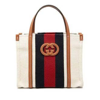 Gucci Pre-owned Toile sacs-gucci - Femme - Pre-owned - Beige - Taille: ONE Size