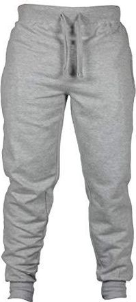 Generic Pantalon de jogging baggy pour homme - Pantalon de loisirs - Pantalon long d&eacute;t&eacute; uni avec poches et cordon de serrage - Pantalon long confortable - Pan
